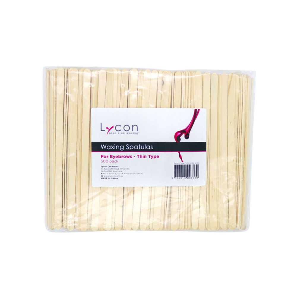 Lycon Waxing Spatulas - For Eyebrows - Thin Type 500 pack - Discount ...